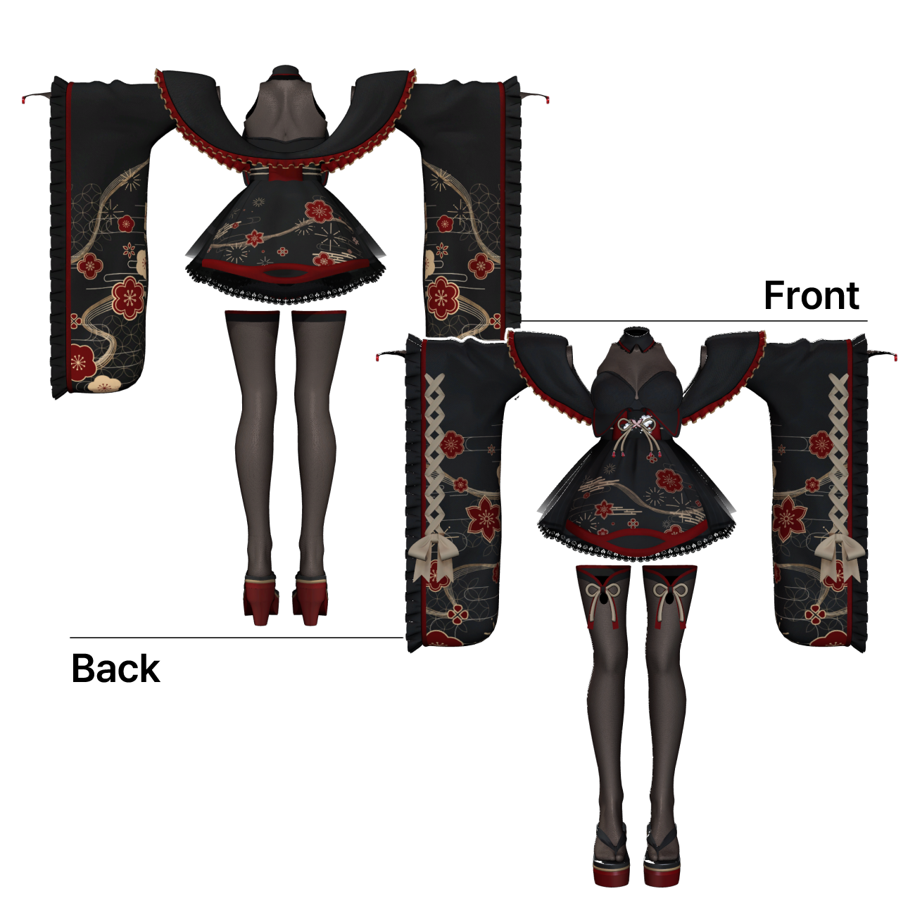 [VRC Clothing] Butterfly Dance .For しなの (Shinano) - JJelly - BOOTH