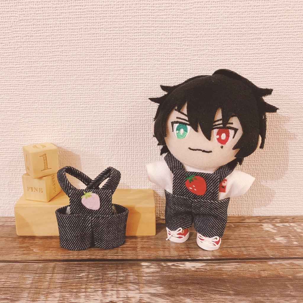 いちごデニムサロペット - marimo - BOOTH
