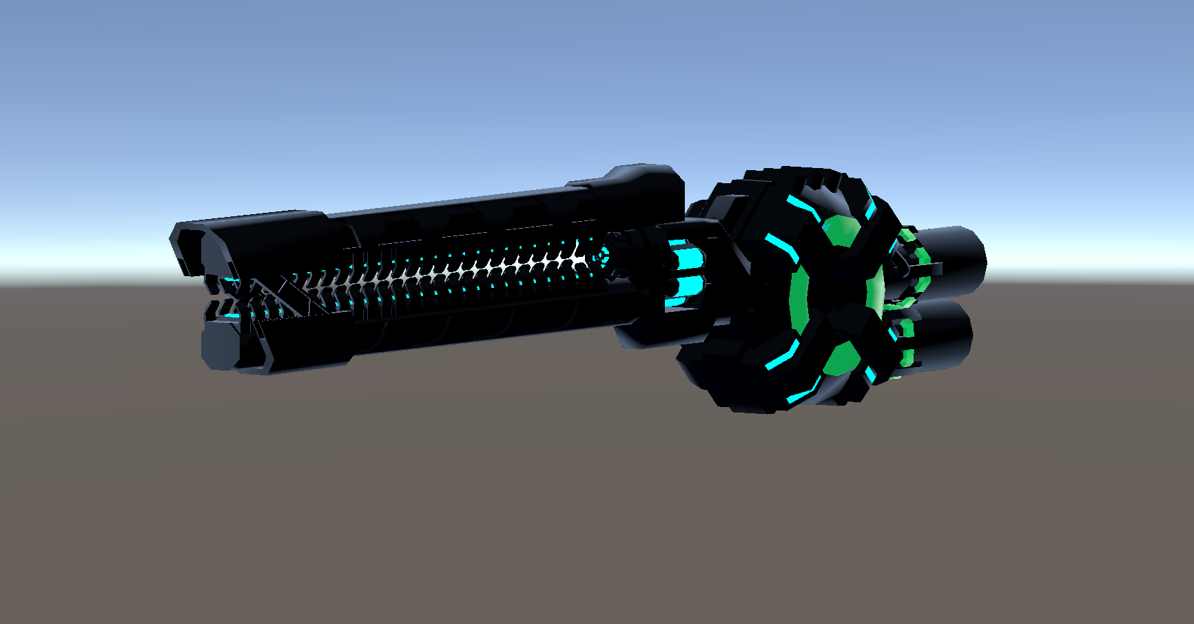 【vrchat想定】【3dモデル】粒子電磁加速砲 Blackpitvrc Booth