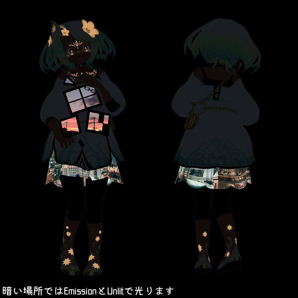 [VRM&Unitypackage]Loire - 塩トローチ - BOOTH