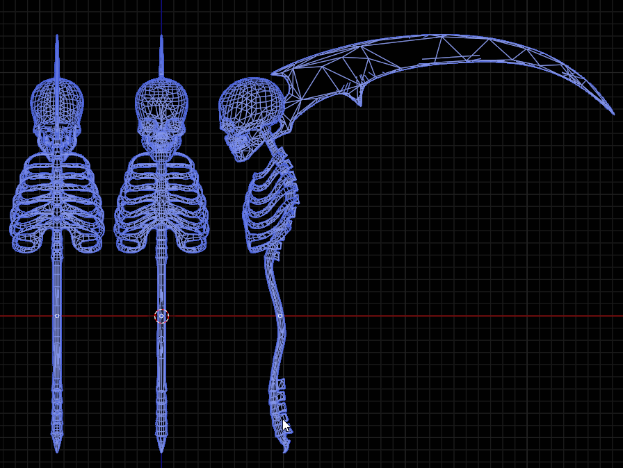 Skeleton Death Scythe - BubbyBuns 【バビー・バンズ】 - BOOTH