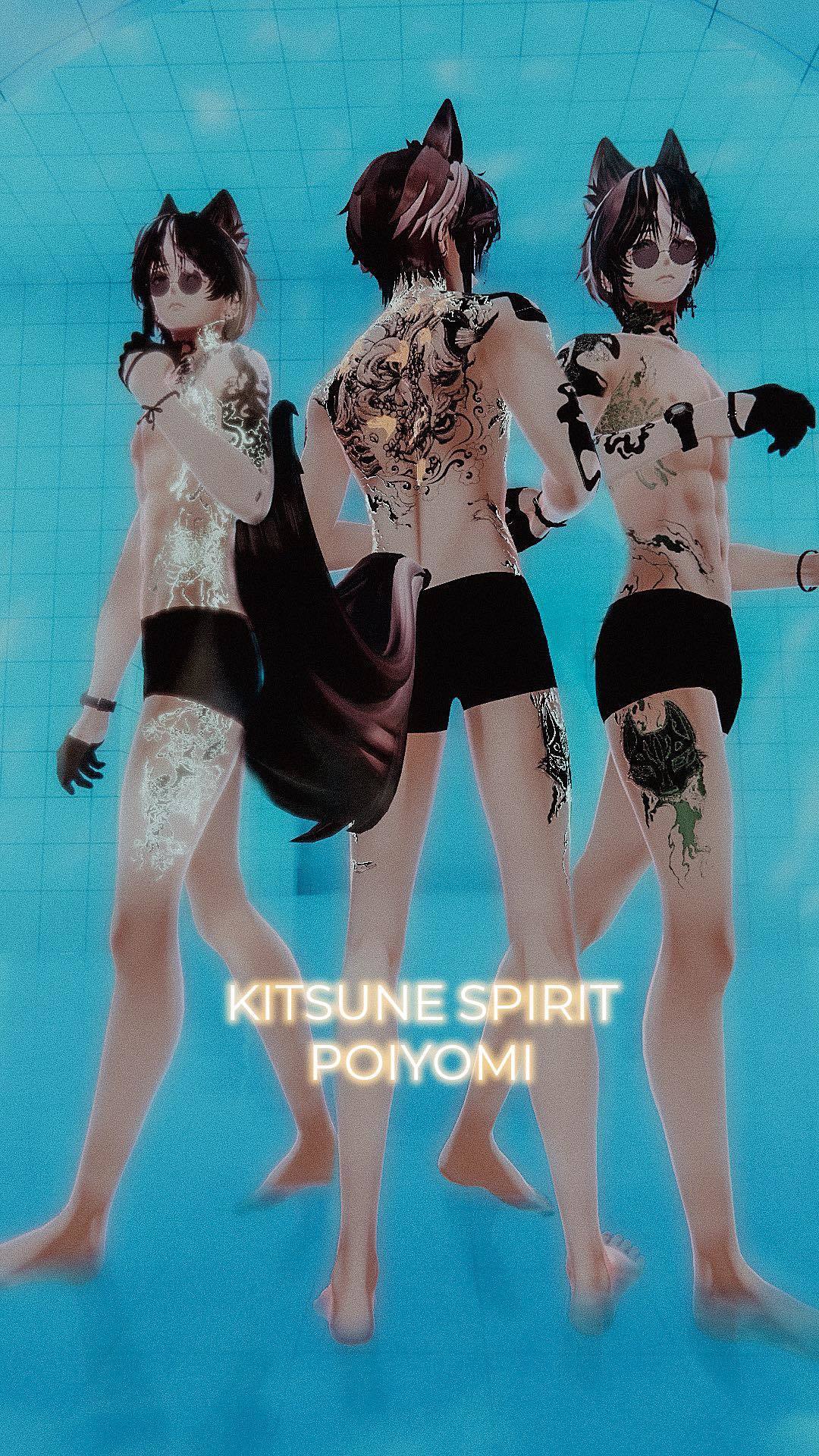 Kitsune Spirit Texture - vicefox - BOOTH