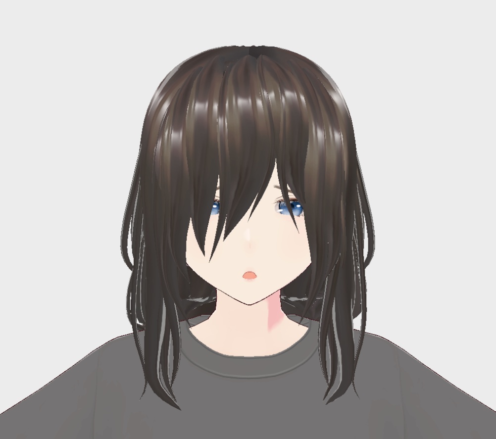 VRoid Three Front Hair Textures - earthwe - BOOTH