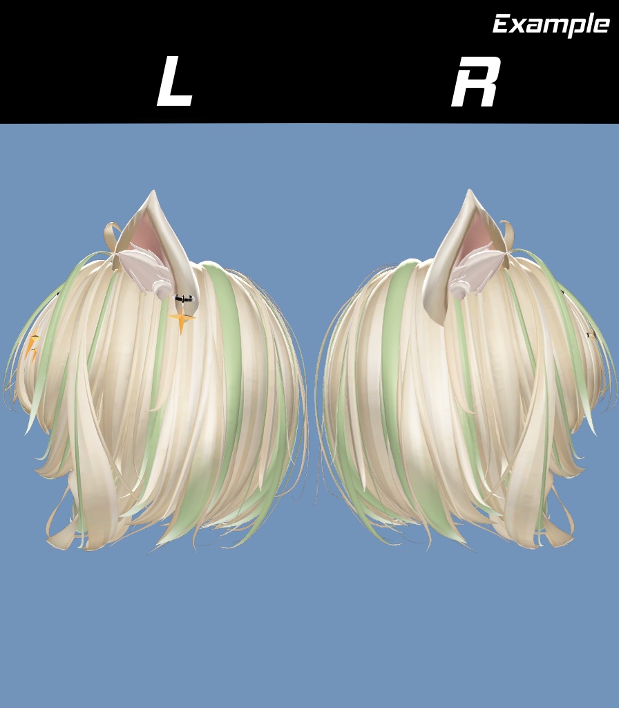 【StarCross Bob Hair】Mask、Main color2Texture - Dua Lang - BOOTH