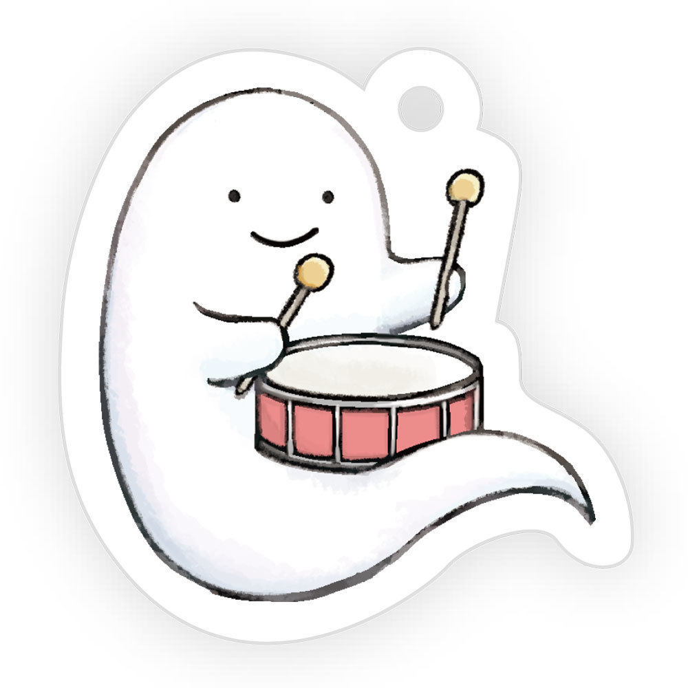 【アクリルチャーム】スネアドラムおばけチャーム - OBAKE SHOP - BOOTH