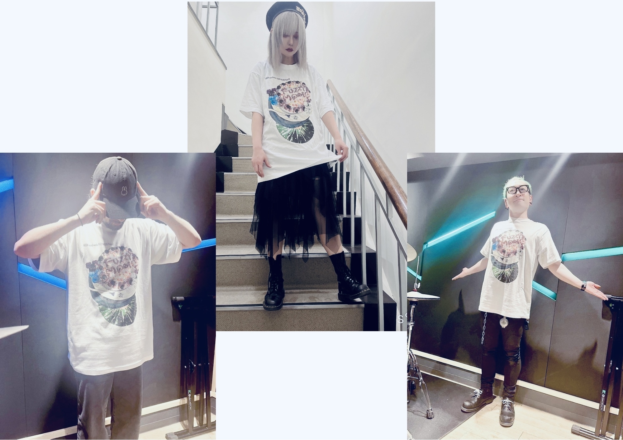 FUZZY MOON -Phase01 / Event T-shirts (XL Only)・Event Badge - MOON sound ...