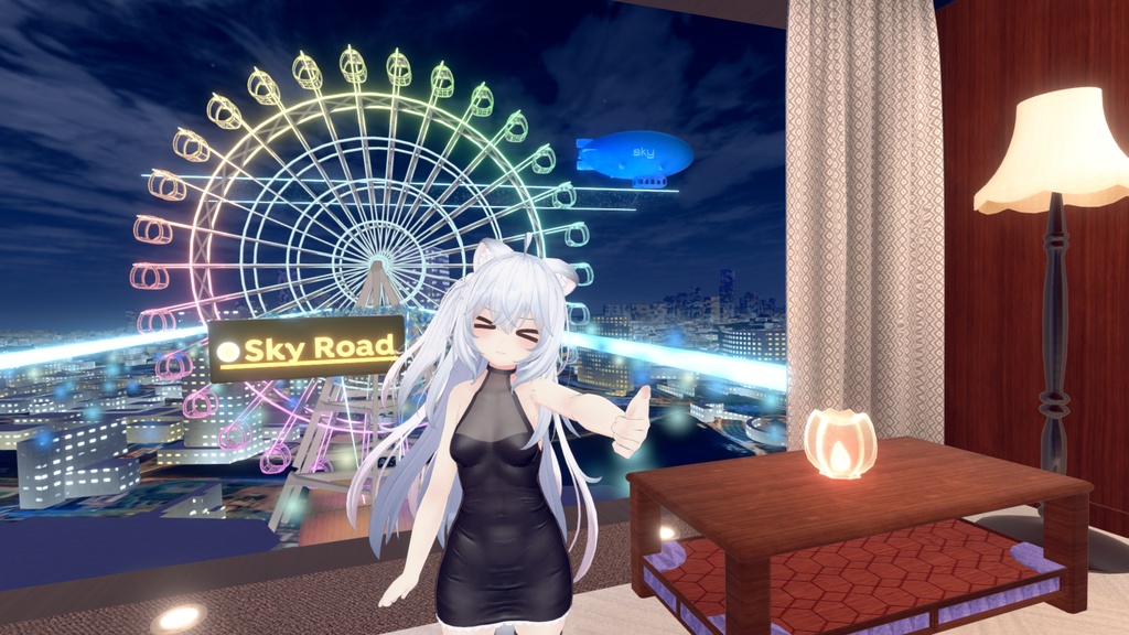 [サポート停止中] シティホテルの最上階 VRChatワールド Hotel Suite Room - リノールのどうぶつ雑貨店 - BOOTH