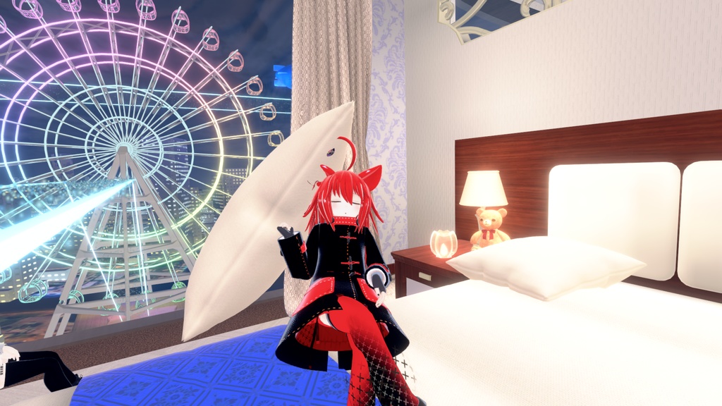 [サポート停止中] シティホテルの最上階 VRChatワールド Hotel Suite Room - リノールのどうぶつ雑貨店 - BOOTH