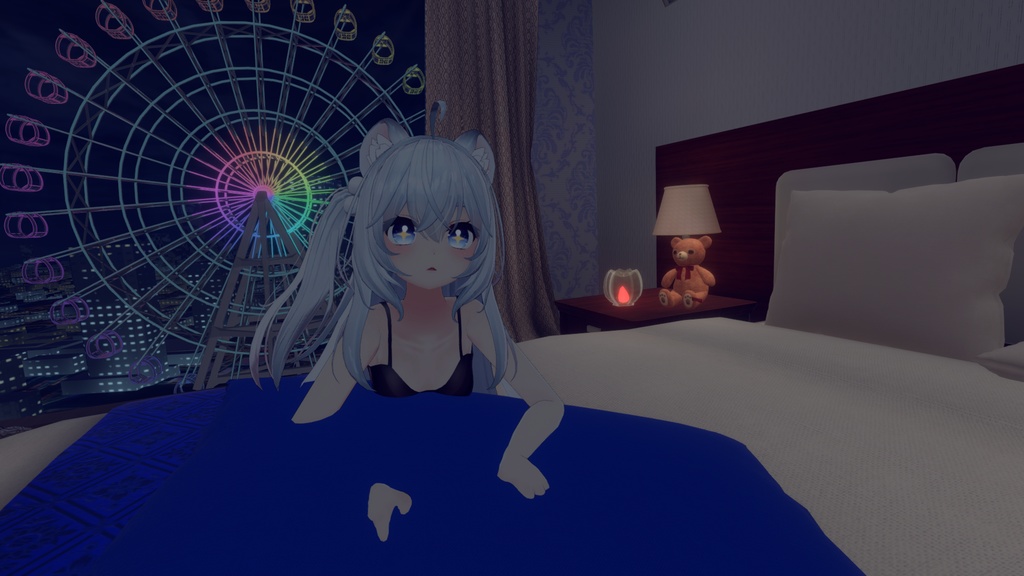 [サポート停止中] シティホテルの最上階 VRChatワールド Hotel Suite Room - リノールのどうぶつ雑貨店 - BOOTH