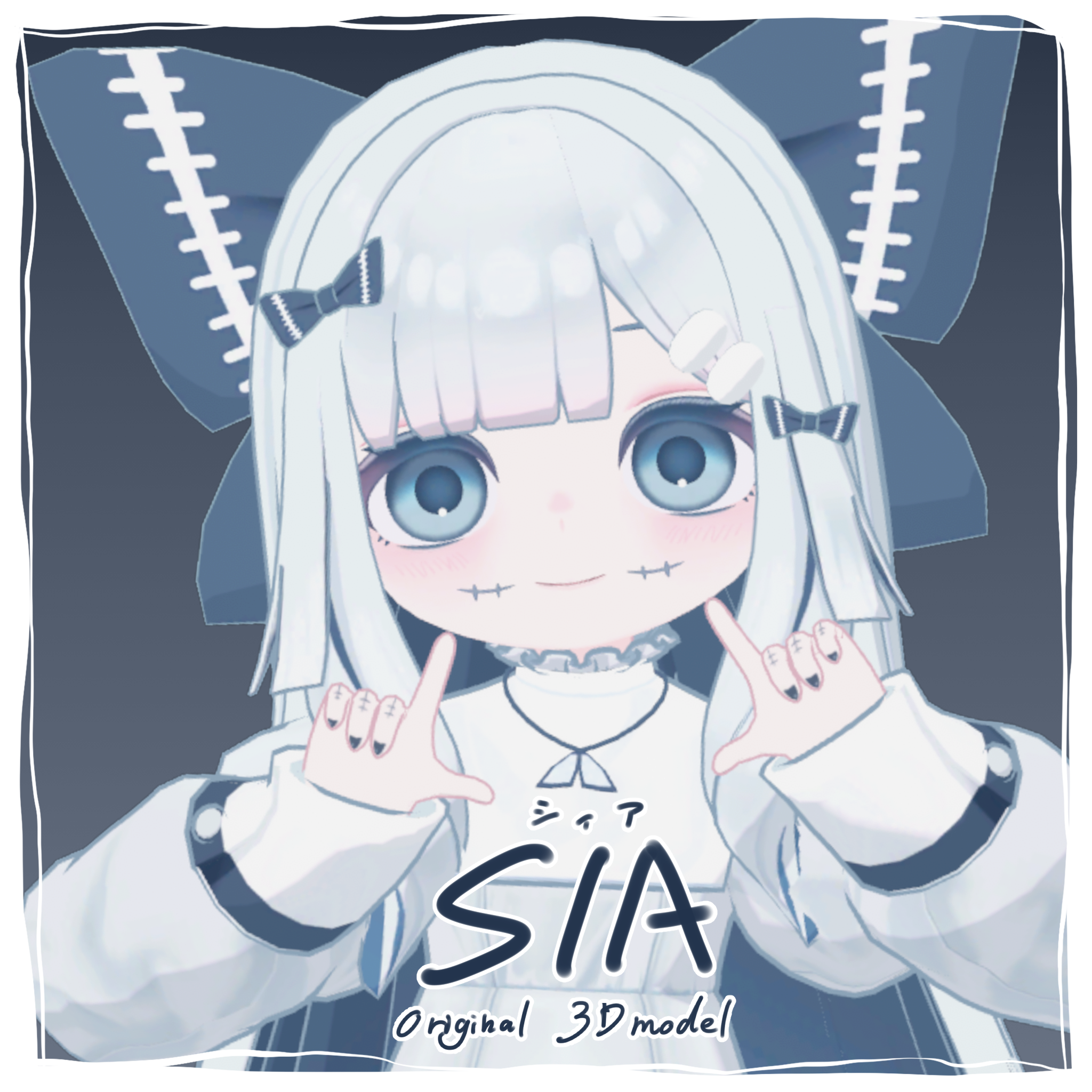シィア / Sia 【Original 3D Model】 - -/minus - BOOTH