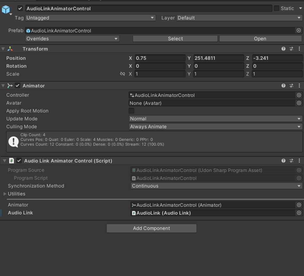 無料 ワールド用 AudioLinkをパラメータとして取り出すやつ - mukakin - BOOTH