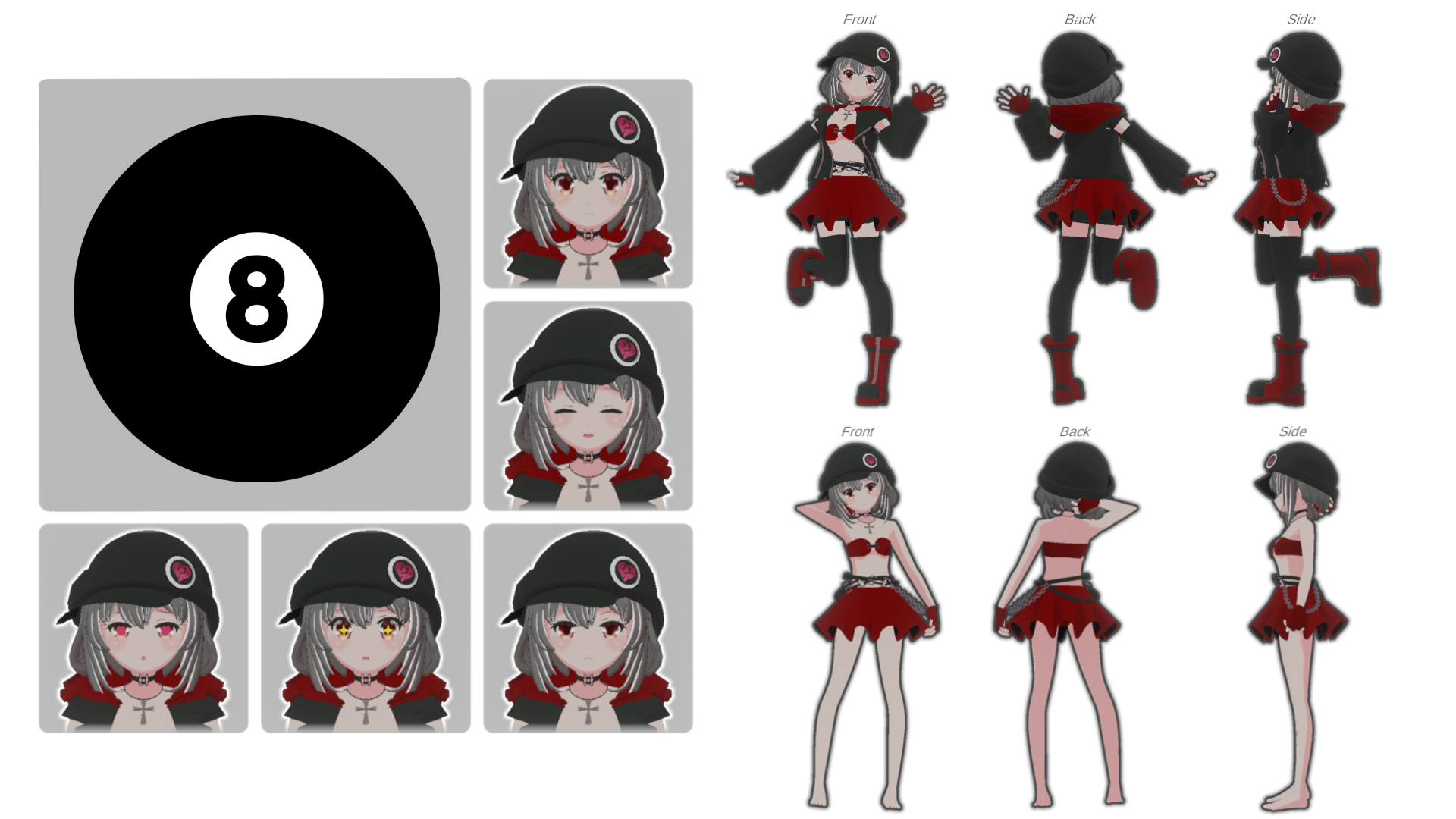 オリジナル3Dモデル 「8-chan」 - みなみにしのおみせ - BOOTH