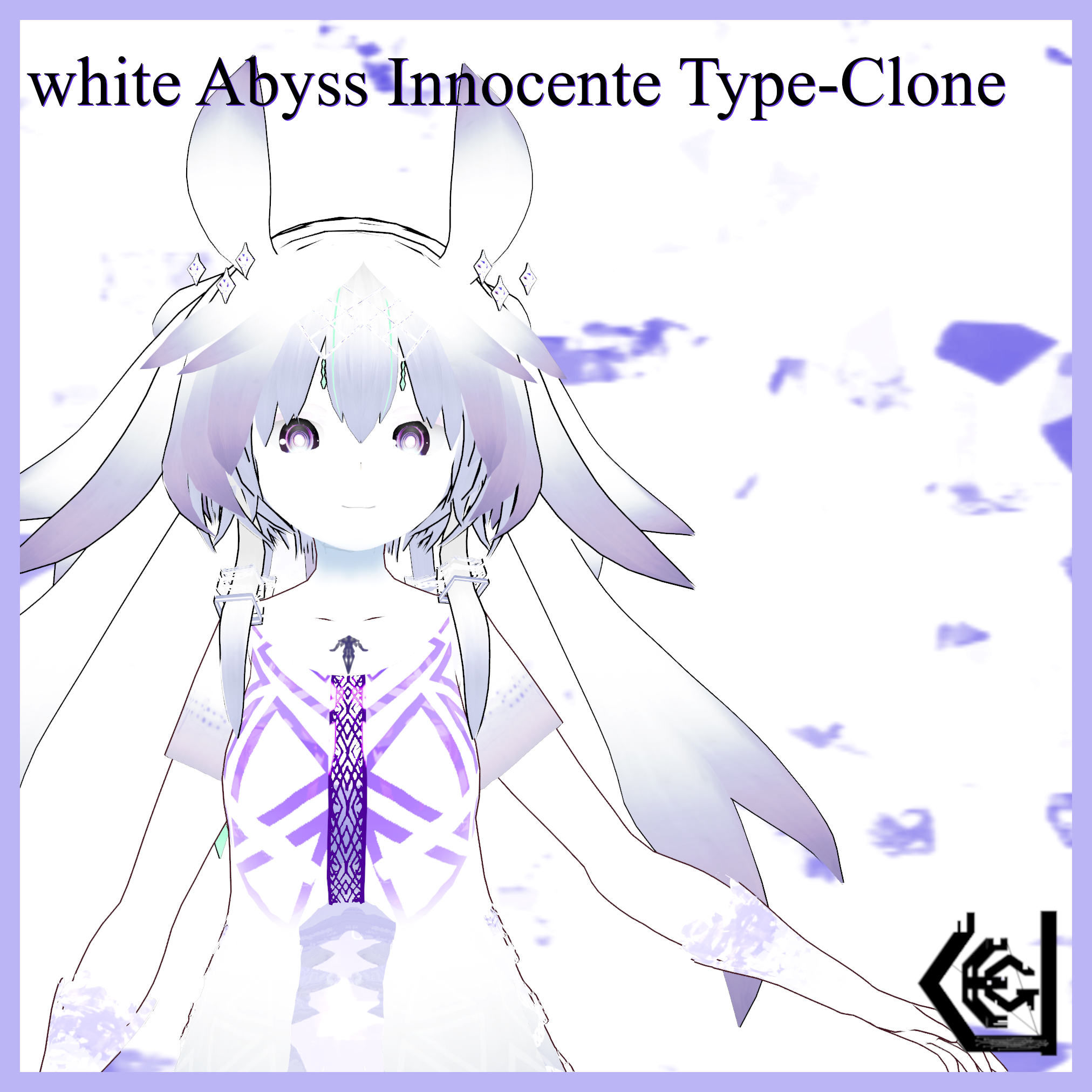 【VRoid Model】white Abyss Innocente Type-Clone - eguの魔窟 - BOOTH