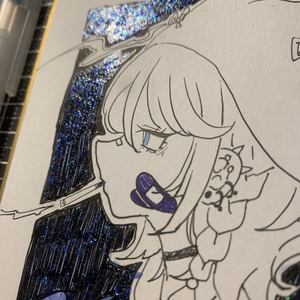 藍ちゃん横顔② - ayatani tokage - BOOTH