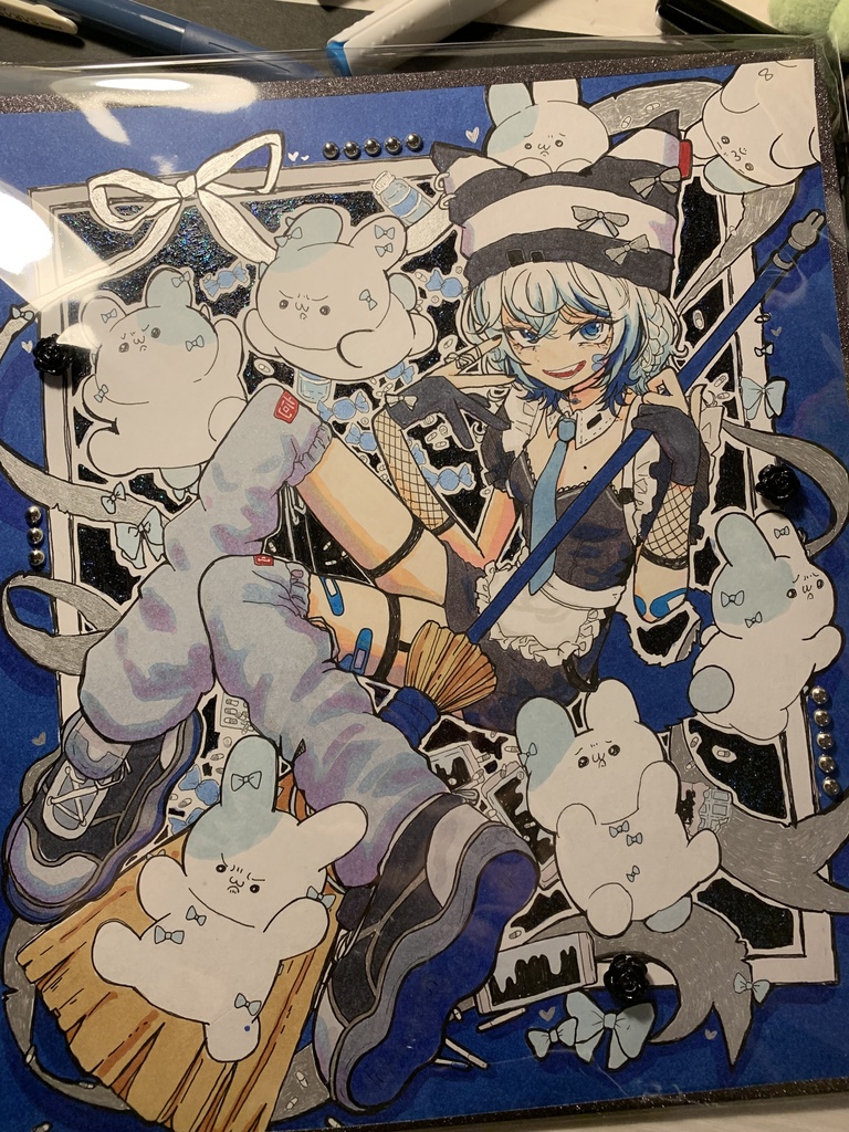 藍ちゃん色紙 大サイズ - ayatani tokage - BOOTH