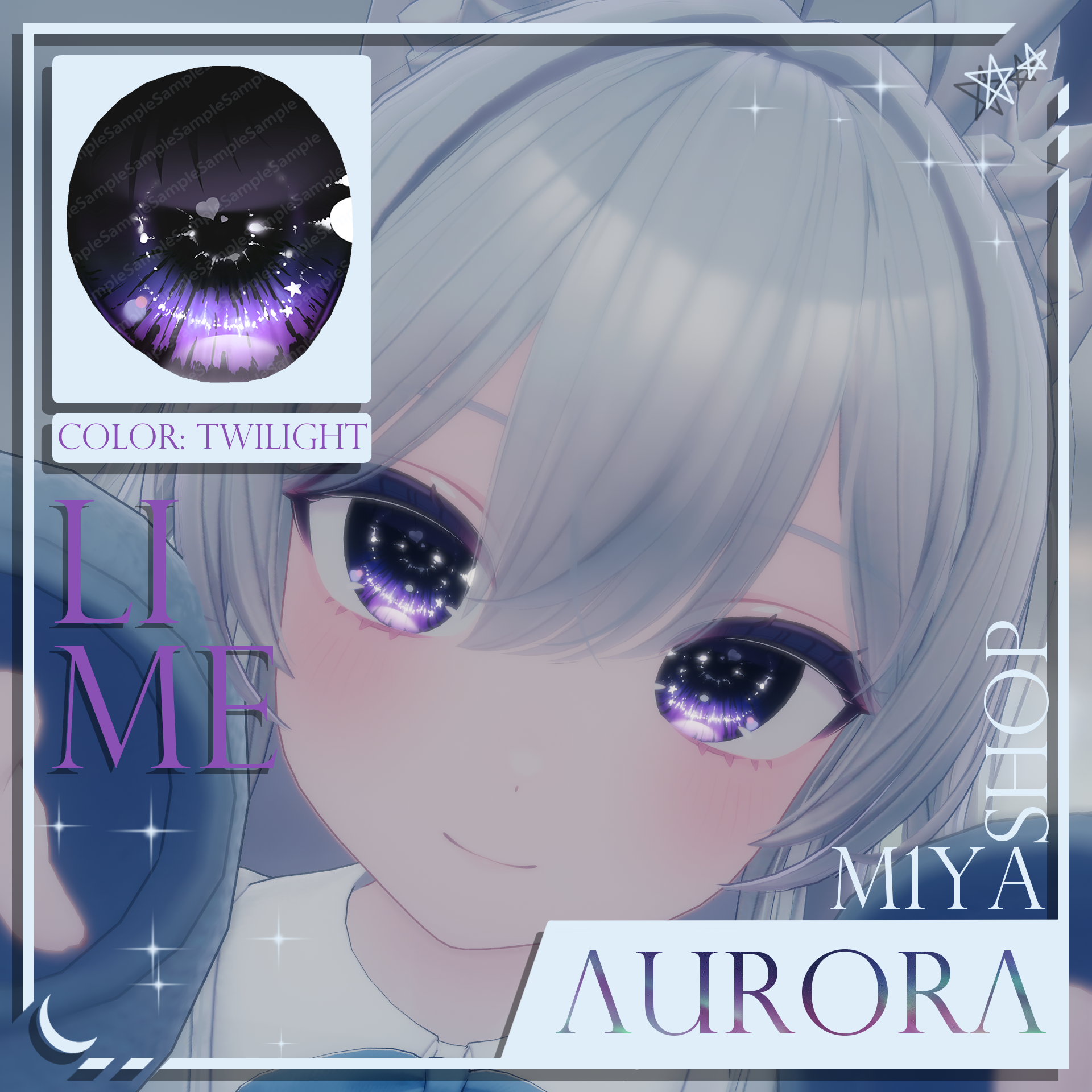 [11 Avatars] Aurora Eyes [VRChat] - m1yashop - BOOTH