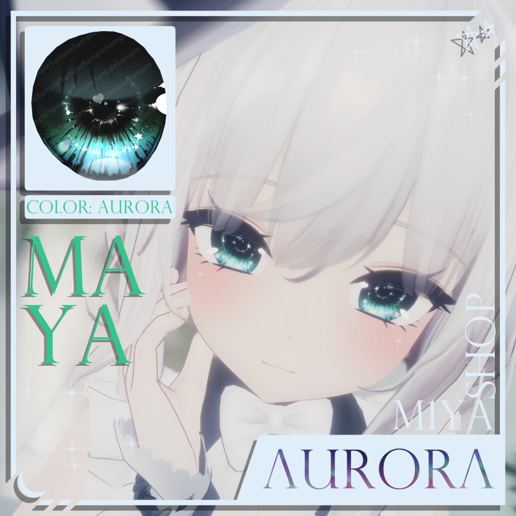 [11 Avatars] Aurora Eyes [VRChat] - m1yashop - BOOTH