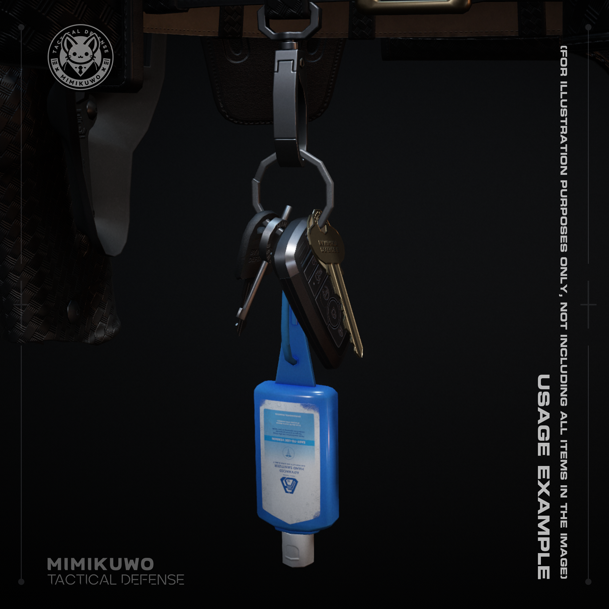 【3Dモデル】Handcuff | Handcuff Case | 手錠 | 手錠ポーチ | US Police style | 警察用 ...