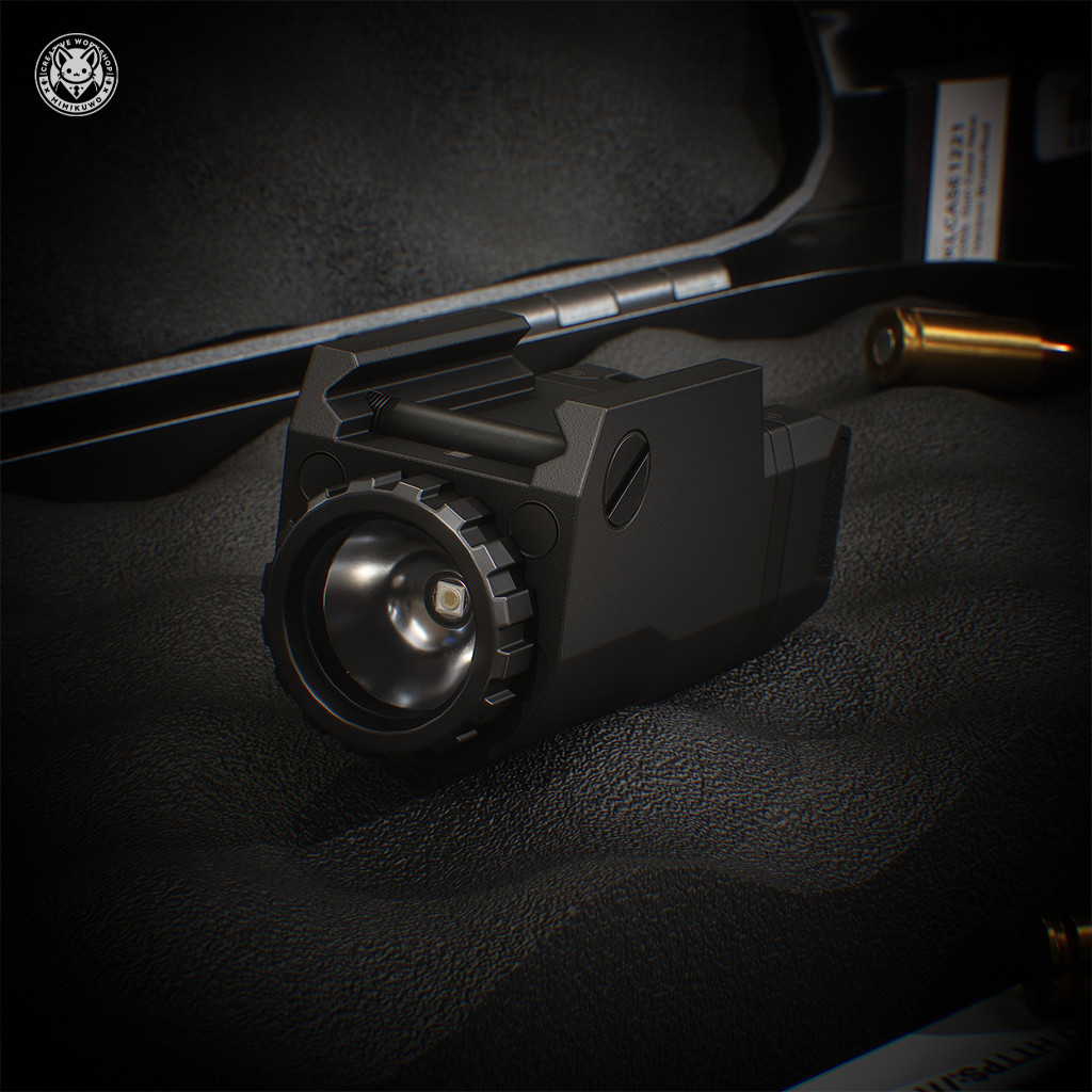 【3Dモデル・MA対応・VRChat想定】APLC Weapon Light ライト | Expansion | Low-poly - v2 ...