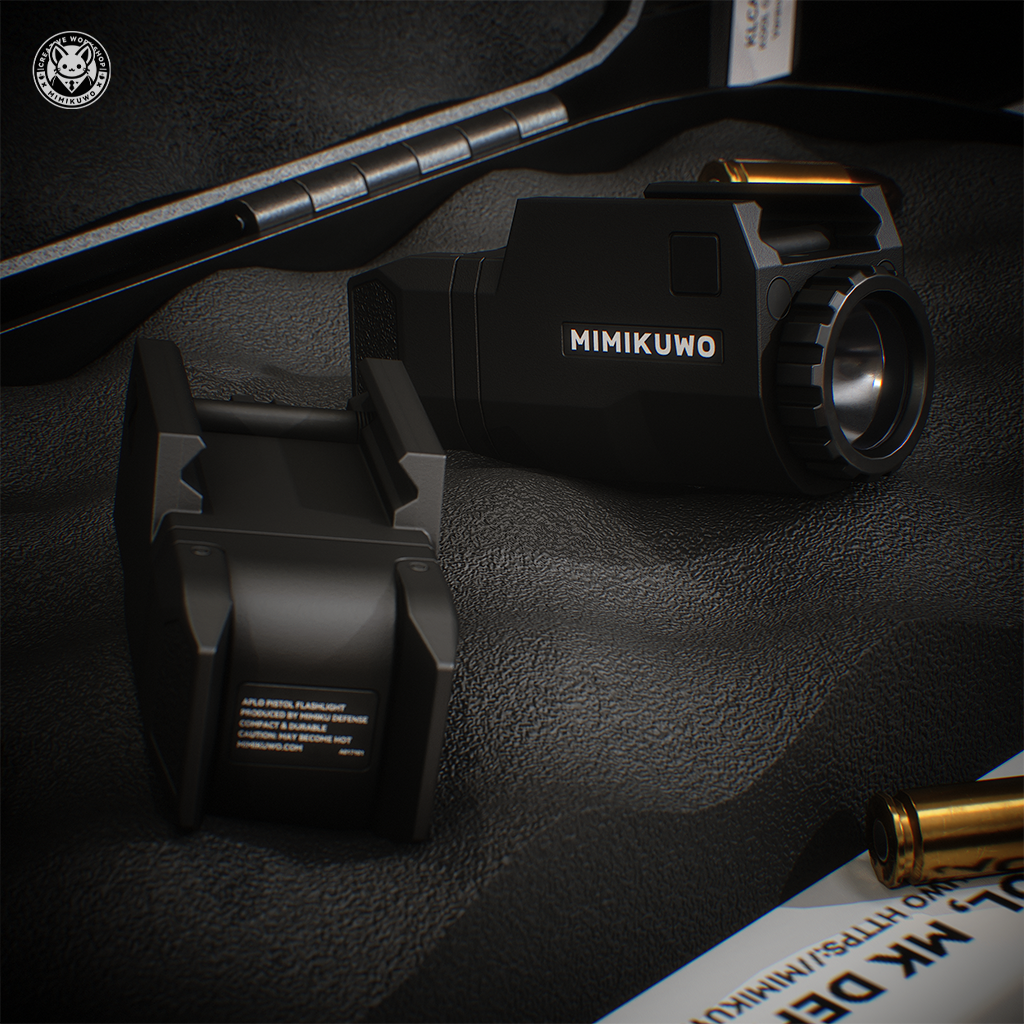 【3Dモデル・MA対応・VRChat想定】APLC Weapon Light ライト | Expansion | Low-poly - v2 ...