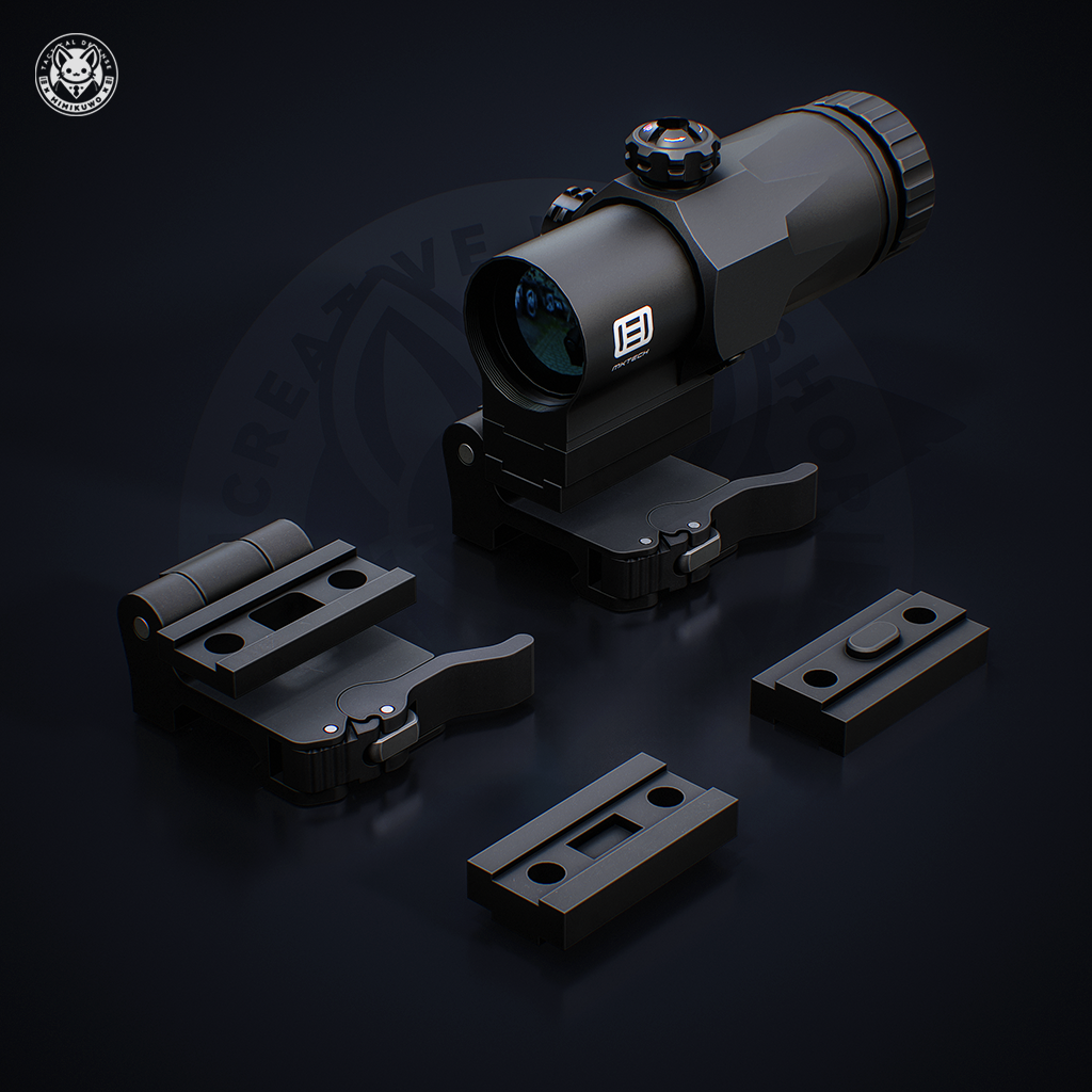 【3Dモデル・VRChat想定】 Red Dot T2 + G30 照準器 Pack | Expansion | Low-poly - v1 ...