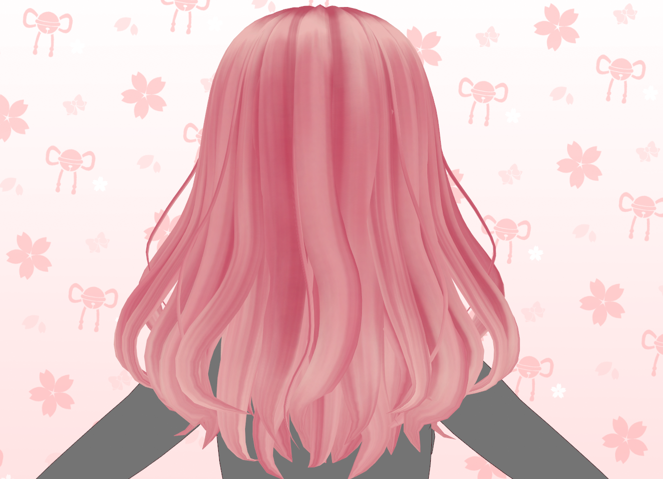 VRoid ꒱ 🍓 Strawberry Hair Texture - Sakura Salon - BOOTH