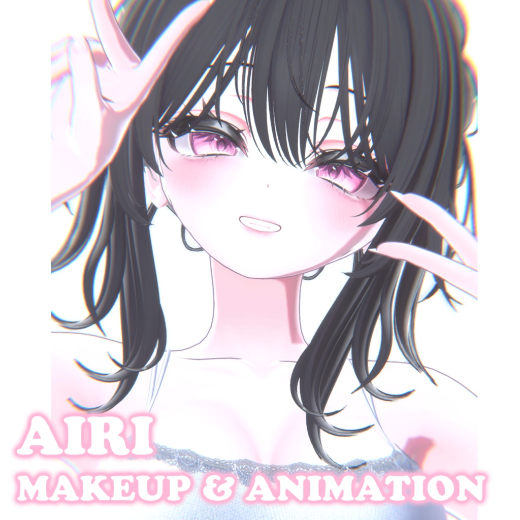 Airi [愛莉] 🖤 Heart Makeup&Face Animation - GO.OZ - BOOTH