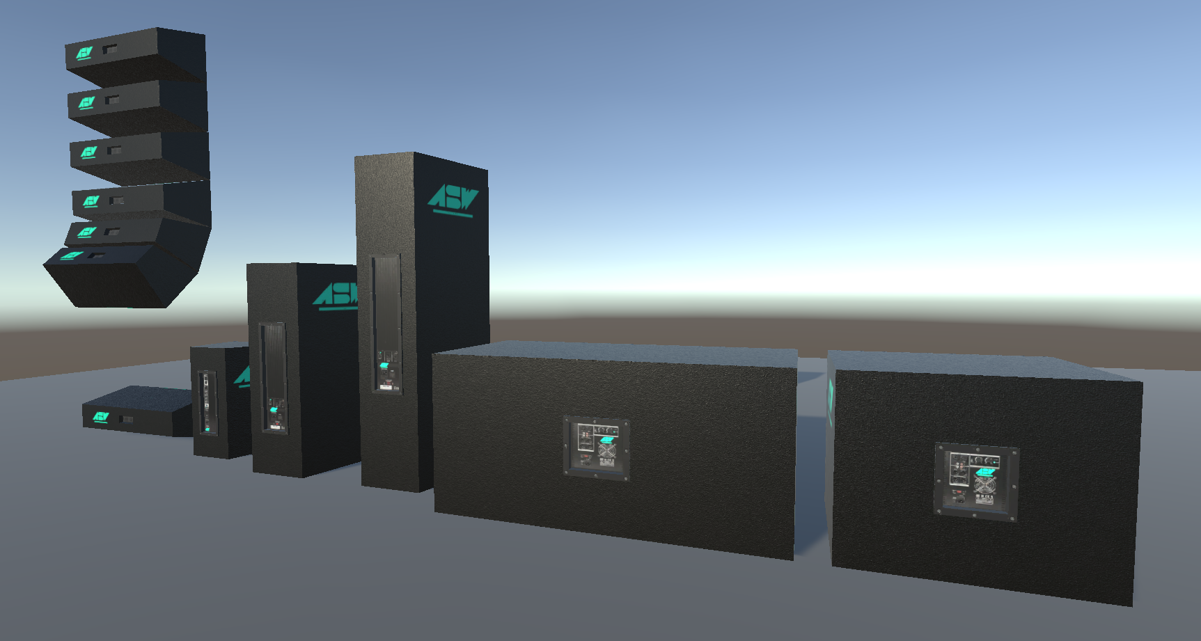 【Free DL】AKTIV Speaker System - junotanuki - BOOTH