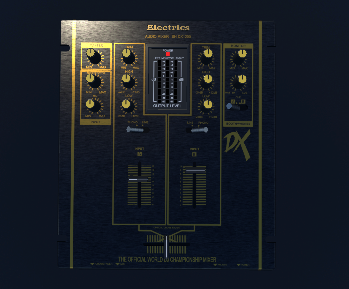 Electrics SH-DX1200 Scratch DJ Mixer - junotanuki - BOOTH