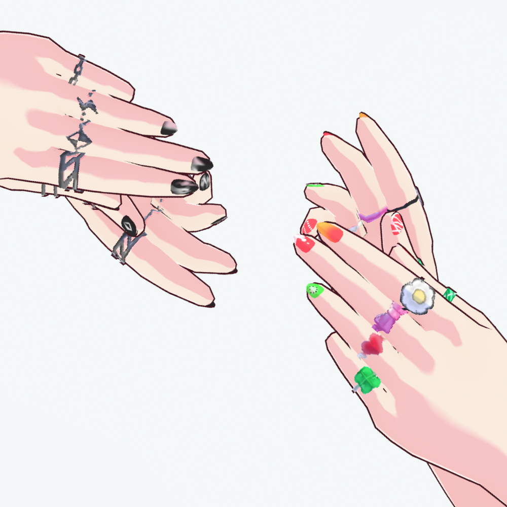 [VRoid] Rings_pop&cool - 祈祷 - BOOTH