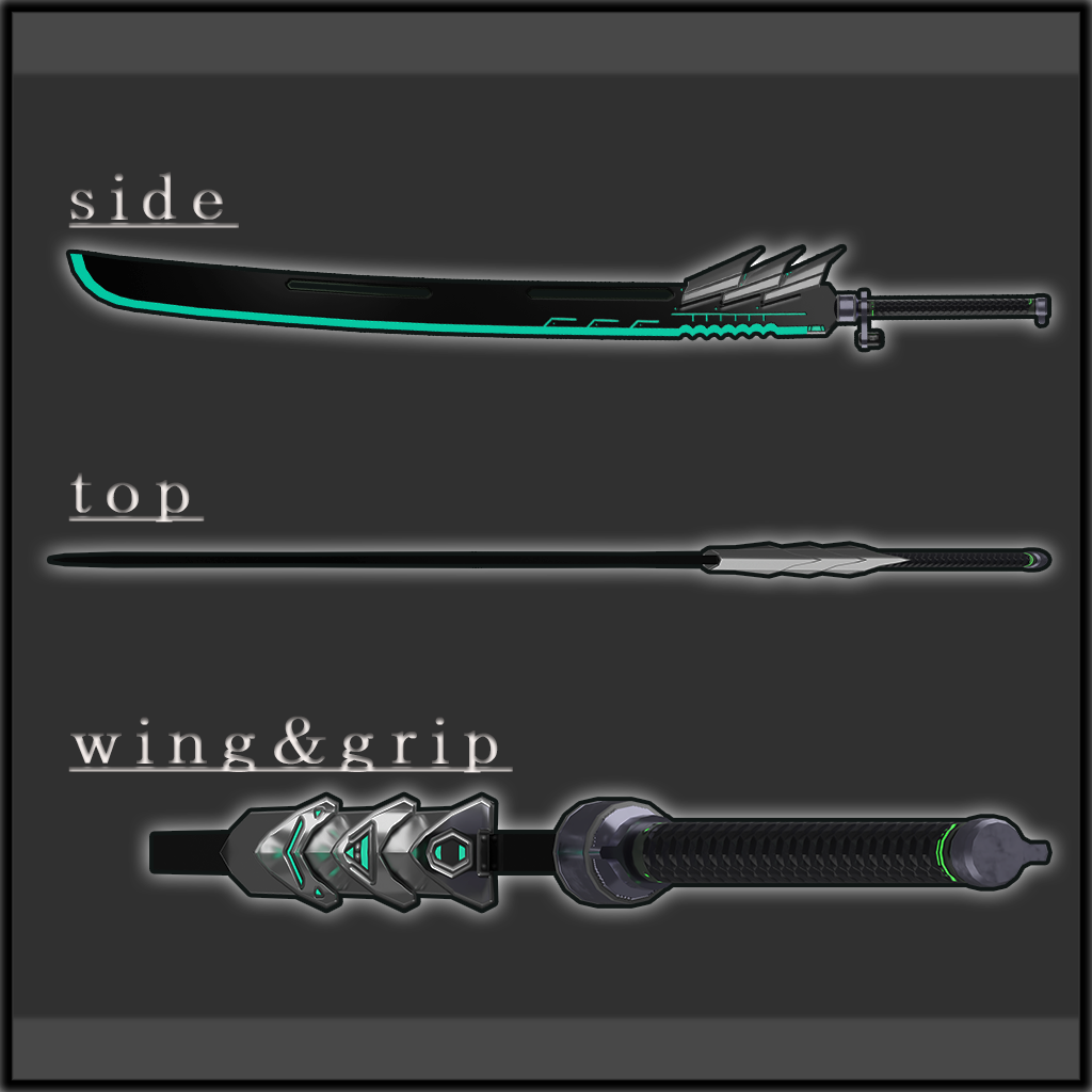 【vrc想定】Electric sword - HapLabo - BOOTH