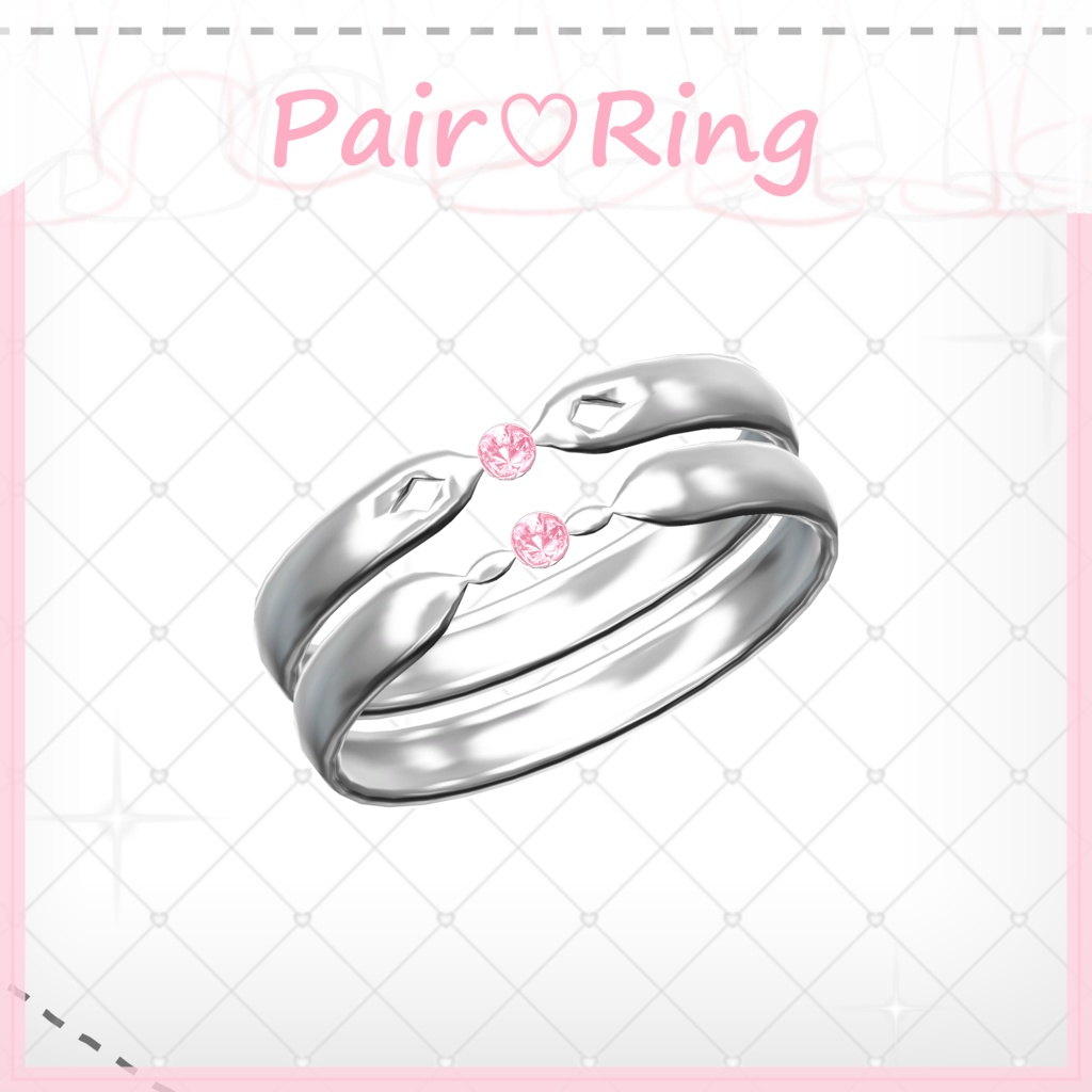 【6 Colors】Pair♡Ring💍 - Kawai Mode - BOOTH