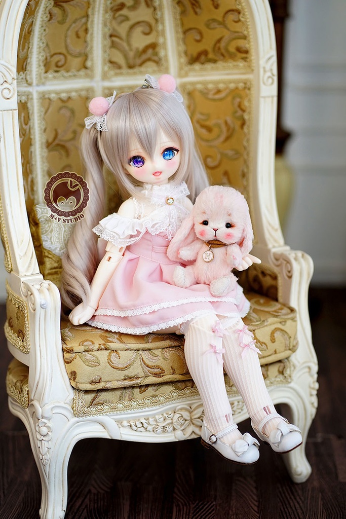 【白いちごです】服6点セットMDD（S.M.L胸）MSD PUYOODOLL洋服 - 喵屋Mv+Studio - BOOTH