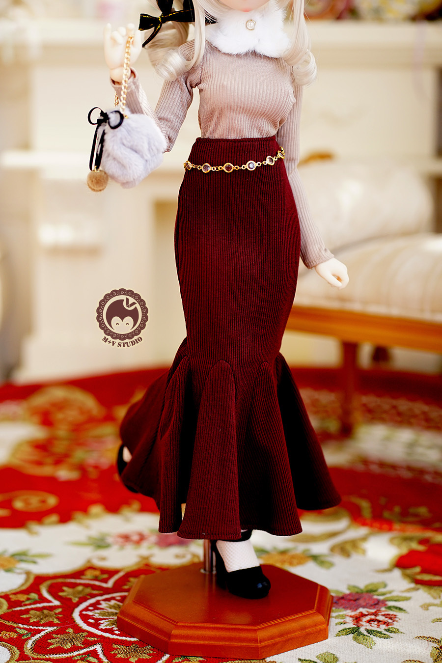 【フィッシュ·スカート】1/3分 1/4分 BJD(msd mdd SDGR DD DY bjd)3つのカラー選択可能 - 喵屋Mv+Studio - BOOTH