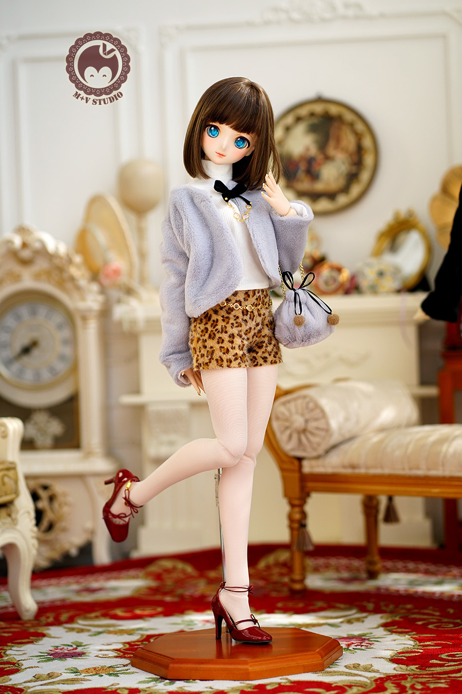 【ふかふかのポーチ】1/3分 1/4分 BJDサイズは共通です(msd mdd SD DD DY bjd) - 喵屋Mv+Studio - BOOTH