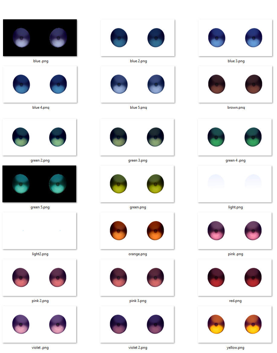 [Vroid Texture] FREE eyes set! - monphys - BOOTH