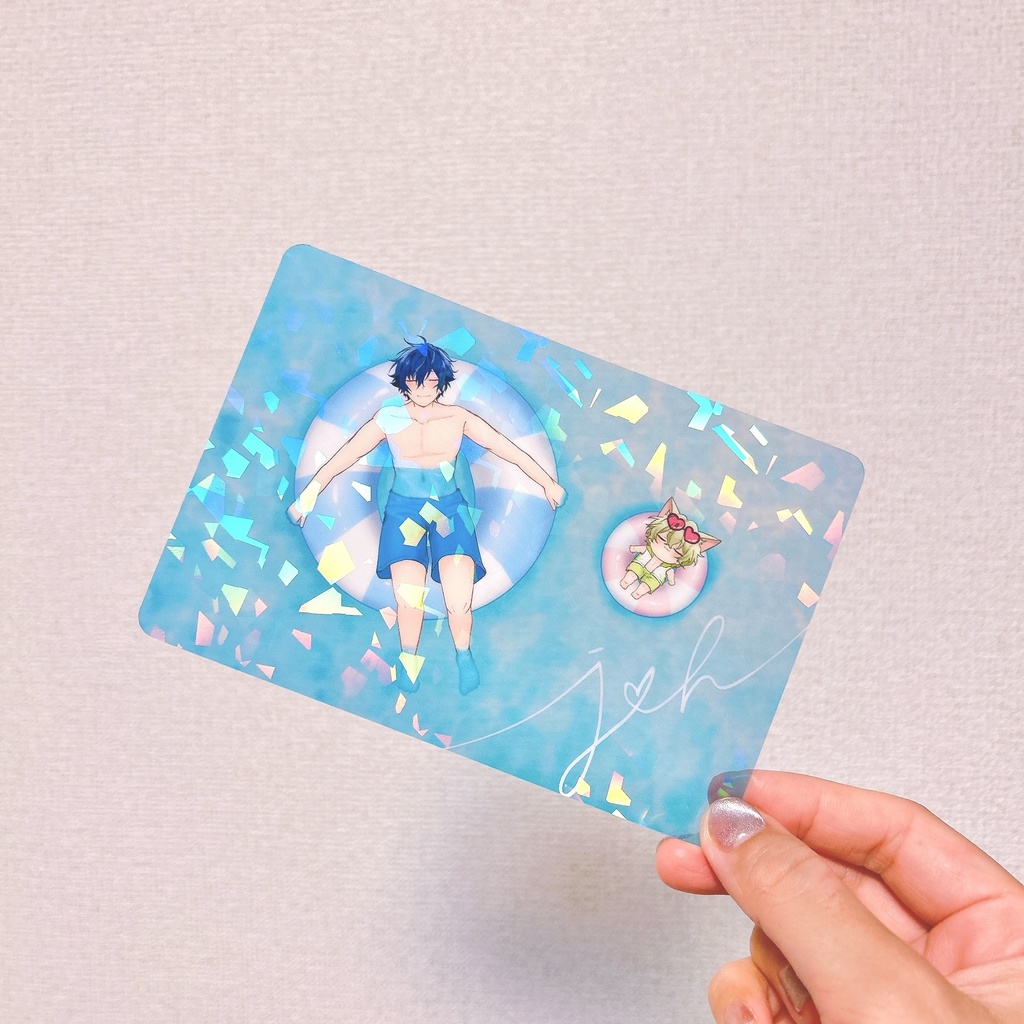 なつびより。【クリアポストカードセット】 - Honey drop - BOOTH