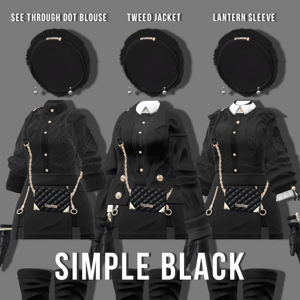 EXTENSION CLOTHING『22AUTUMUN』 For Shinra💜 - EXTENSION CLOTHING - BOOTH