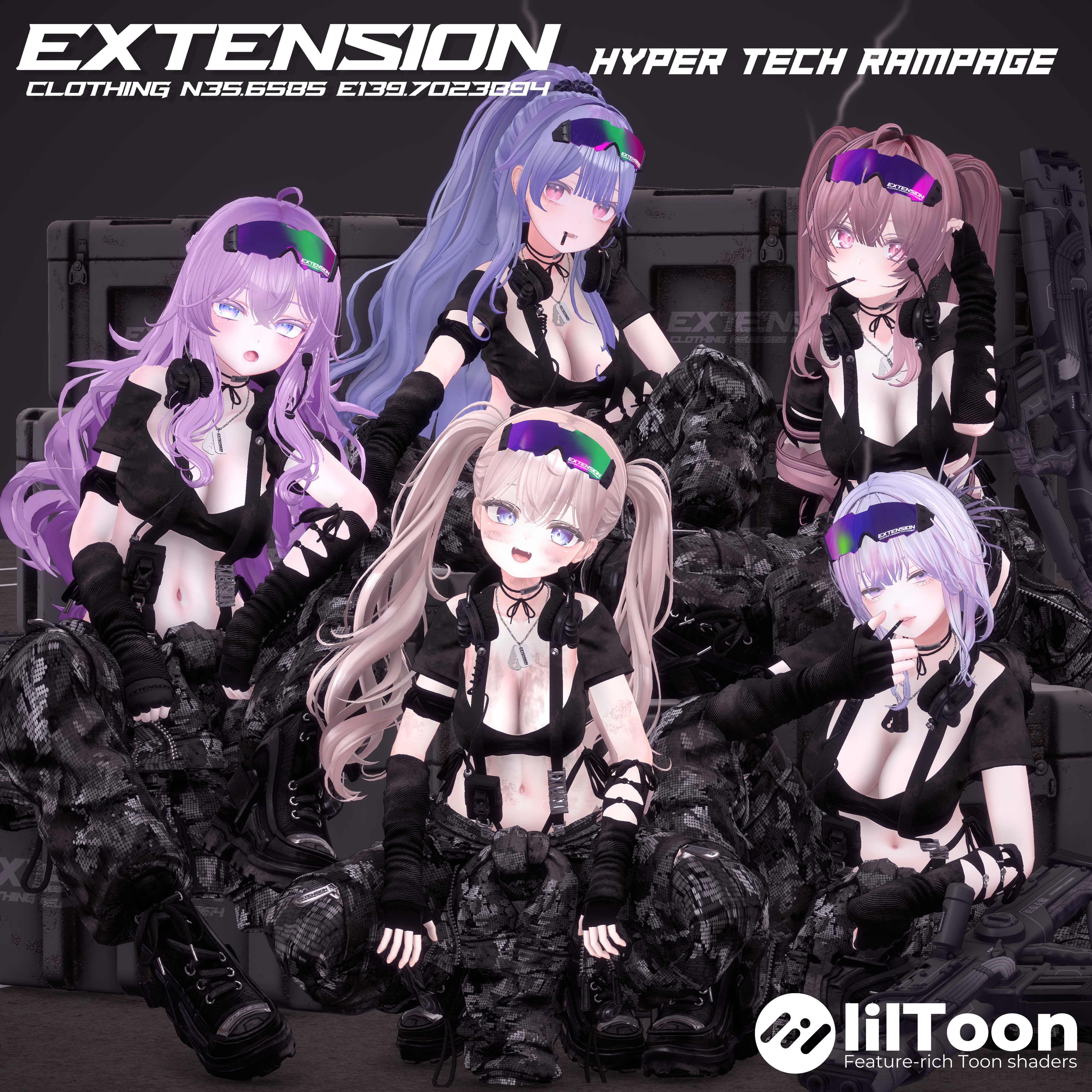 『HYPER TECH RAMPAGE』EXTENSION CLOTHING - EXTENSION CLOTHING - BOOTH