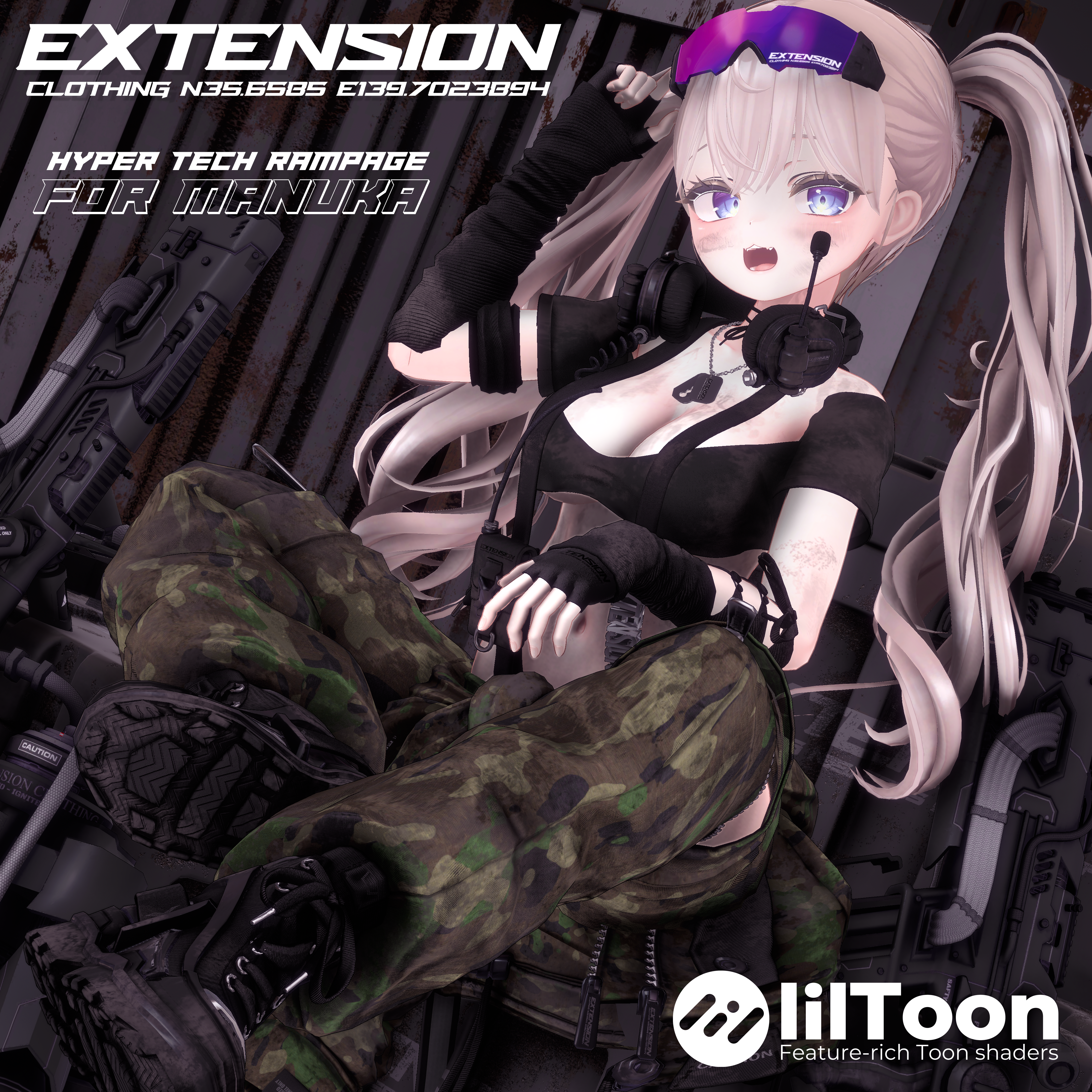 『HYPER TECH RAMPAGE』EXTENSION CLOTHING - EXTENSION CLOTHING - BOOTH