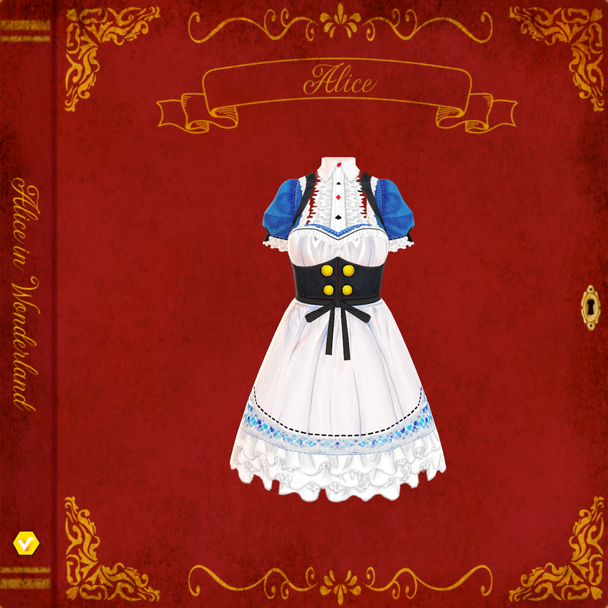 無料【VRoid】Alice『ふしぎの国のアリス風』アリス【テクスチャ】 - KoYoMi Works - BOOTH