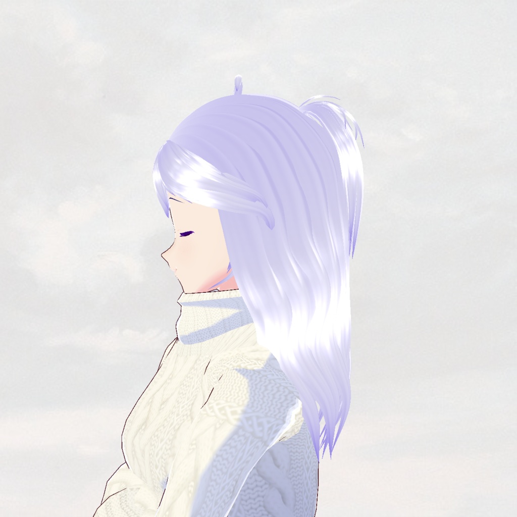 [FREE] Light Purple Hair - VRoid - AkariHimeVT - BOOTH