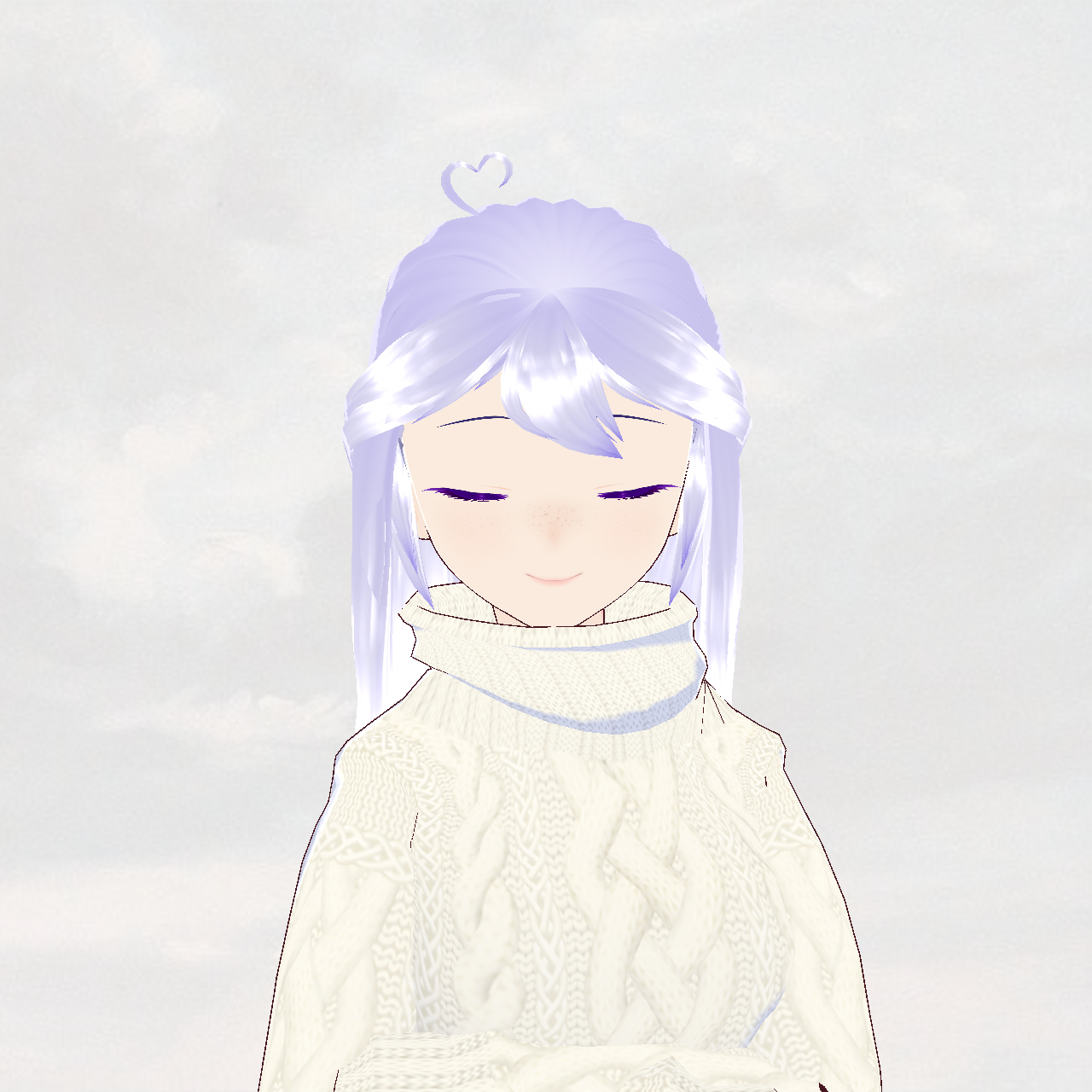 [FREE] Light Purple Hair - VRoid - AkariHimeVT - BOOTH