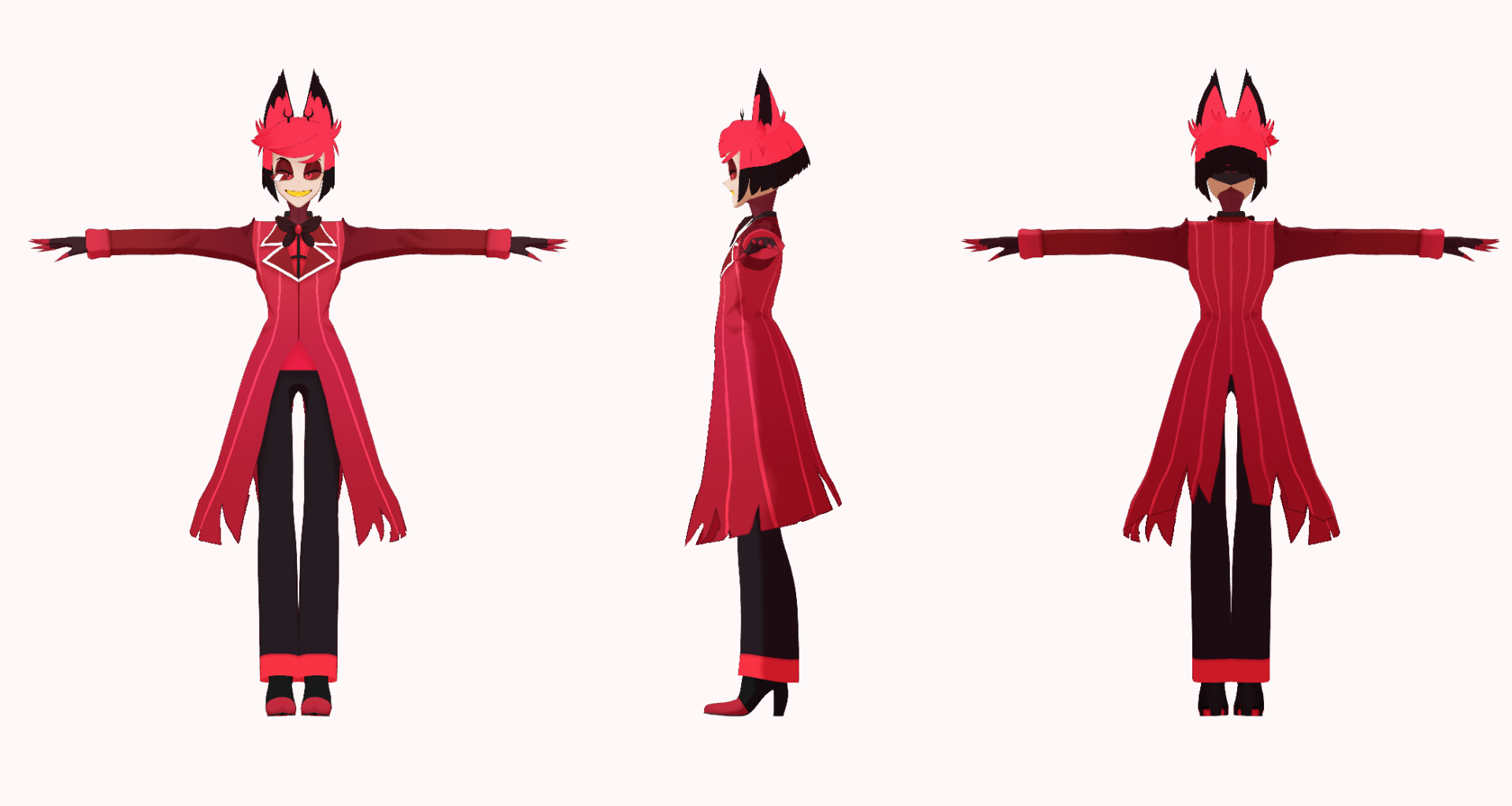 [free VRM] Hazbin Hotel / ハズビンホテル アラスター VRM v1.3 - みずのと屋 - BOOTH