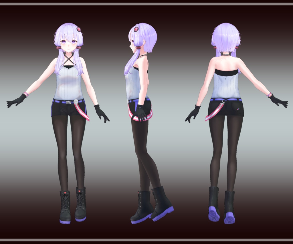 [free VRM] rurune式結月ゆかり 凪 v1.01 - みずのと屋 - BOOTH