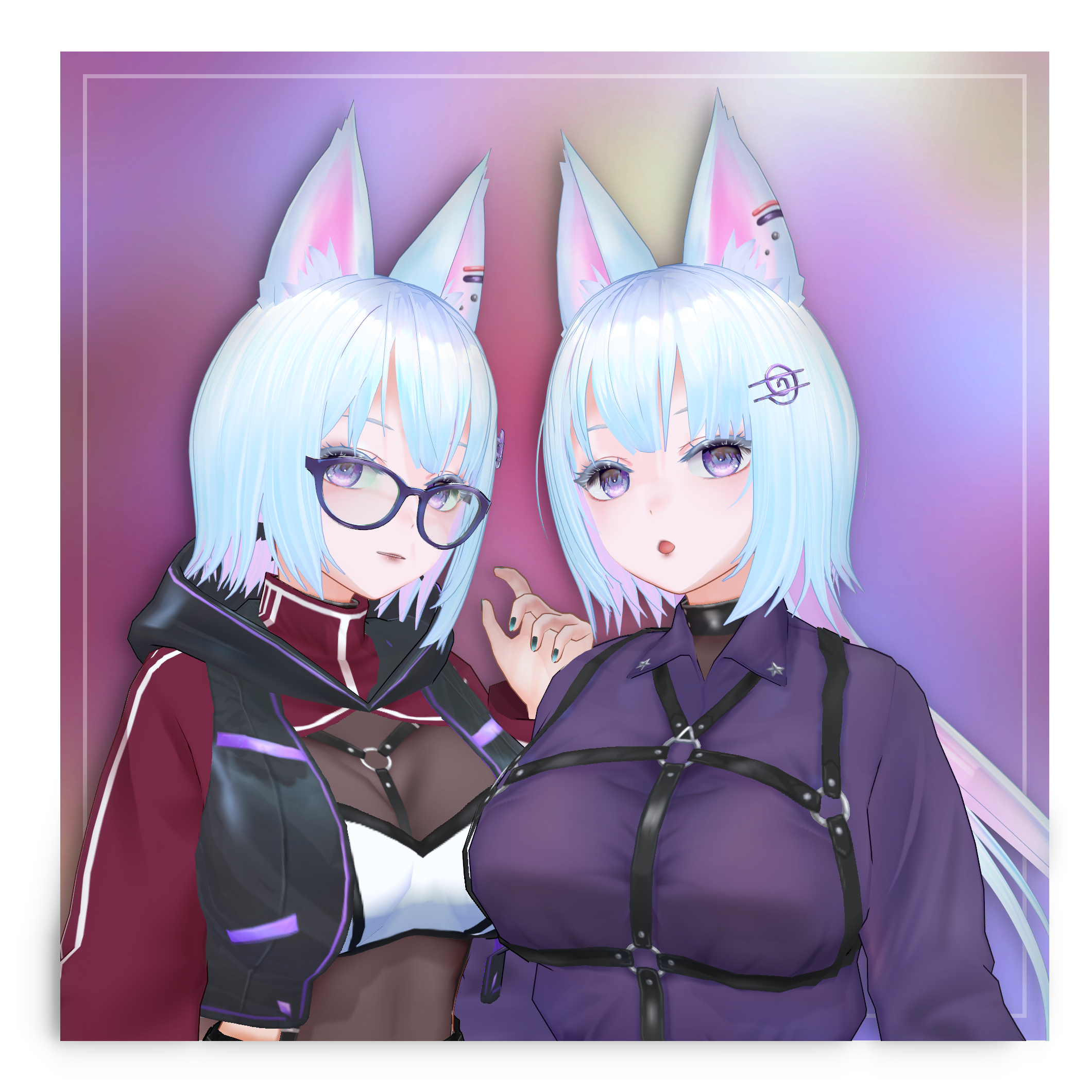 fox girl 【キャラ販売/著作権譲渡】狐娘モデル 3D model adoptable - みずのと屋 - BOOTH