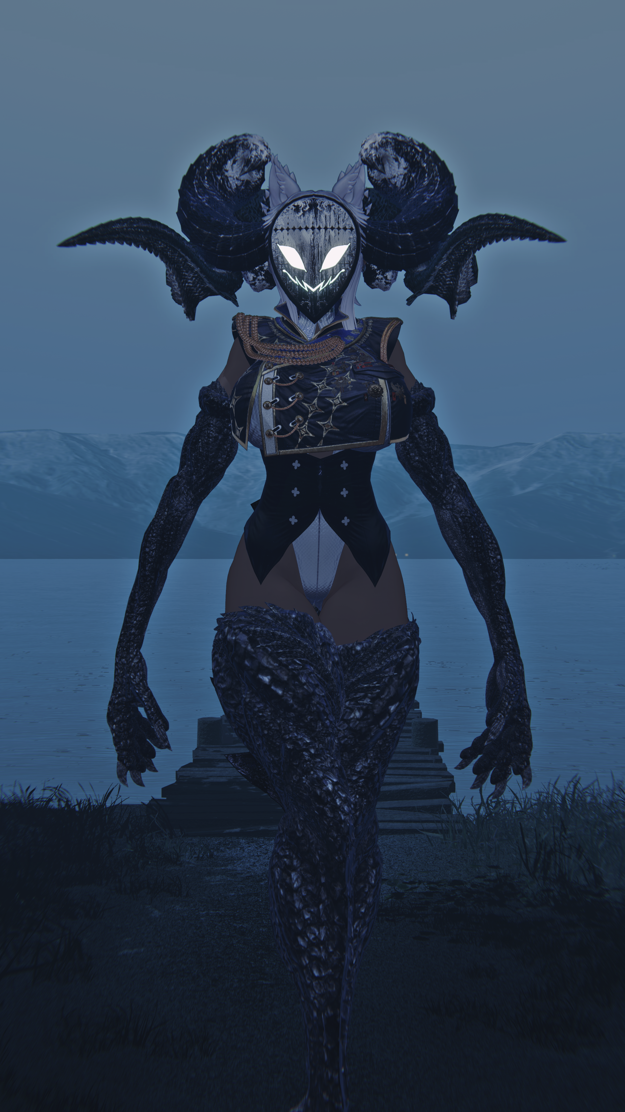 【DragonARMシリーズ】D_黒龍ARM【3Dモデル衣装・装飾品】 - [SpeQ:utako] - BOOTH