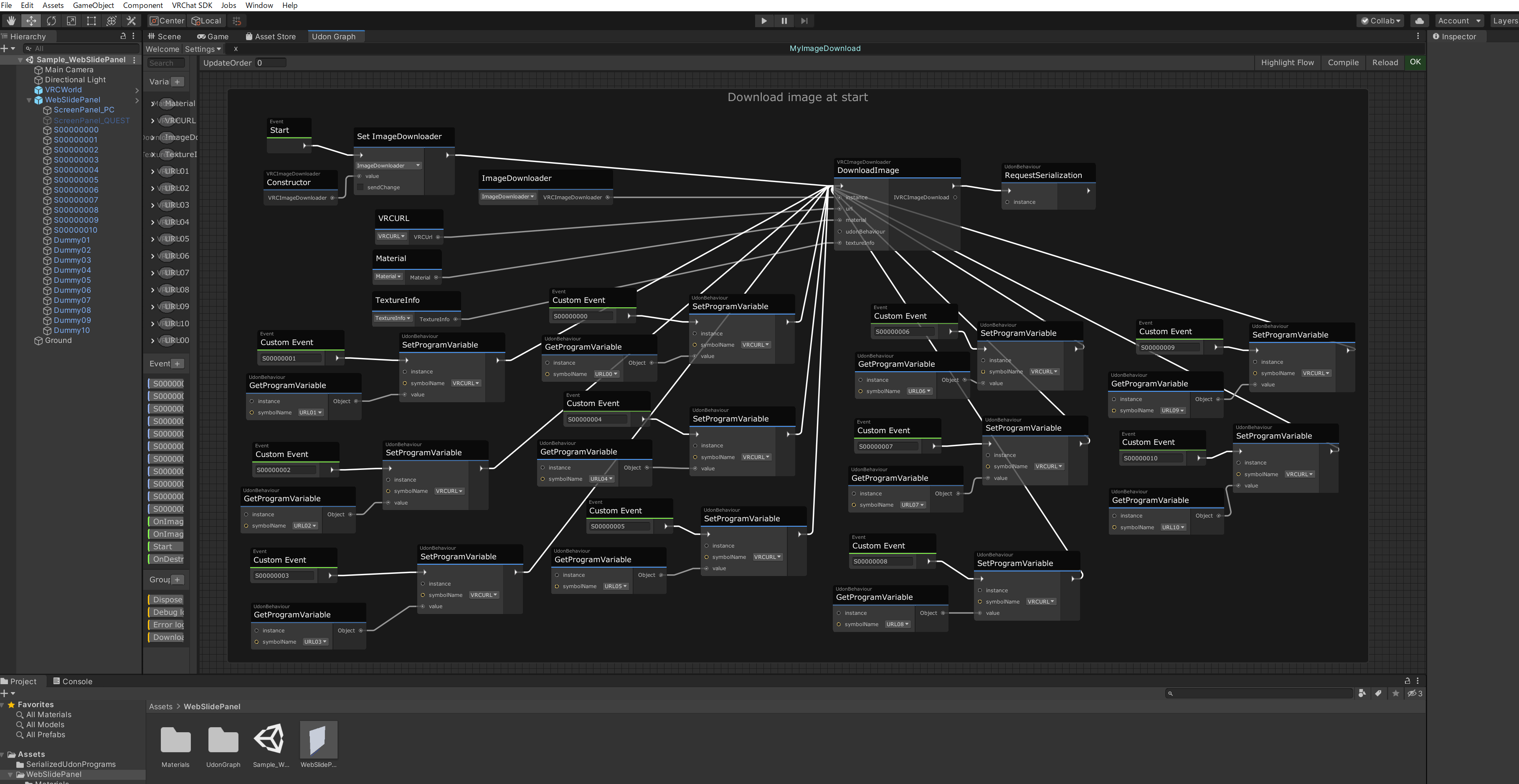 Web Slide Panel for VRChat SDK3 Udon Graph - 我楽多屋 Wizdom - BOOTH