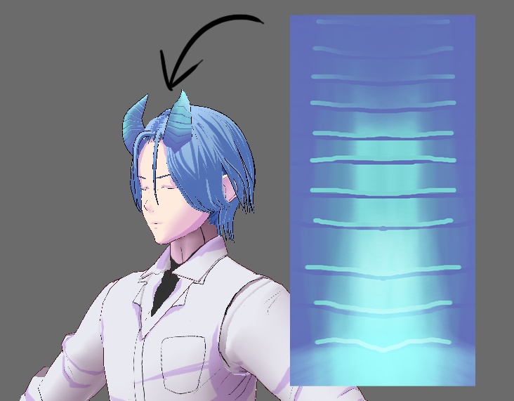 Free Horn Textures For Vroid - Wacky - BOOTH