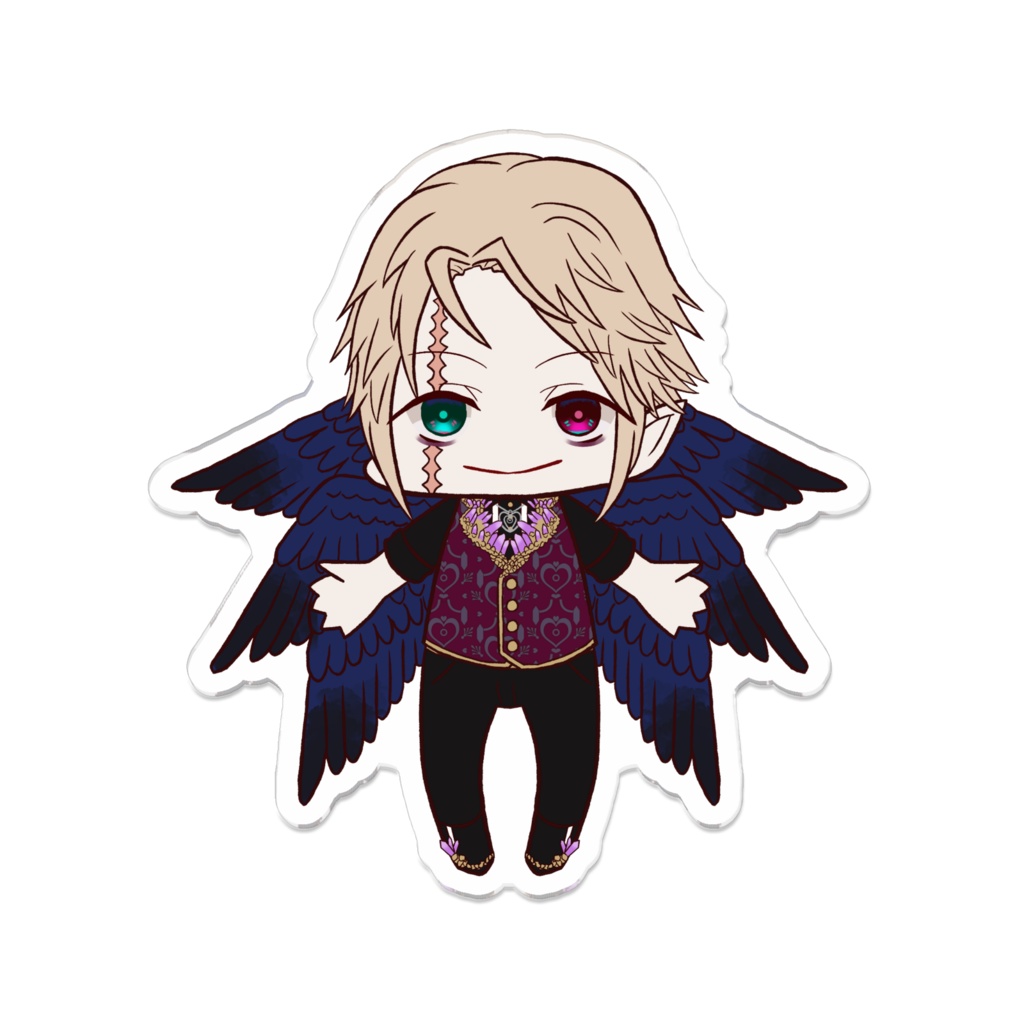 ルル（男体）_アクリルバッジ - NarutuWaltz - BOOTH